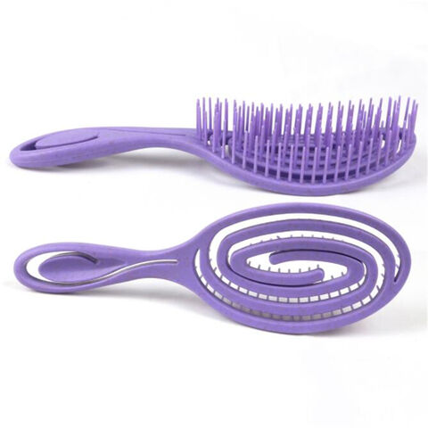 Buy Wholesale China Factory Wholesale Hollow Massage Comb For Both Dry ...