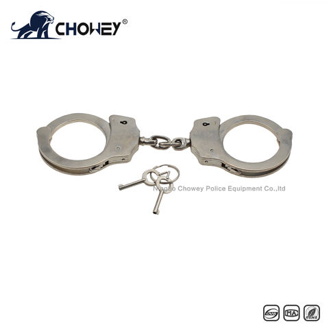 Buy Wholesale China Police Equipment Carbon Steel Metal Handcuffs ...