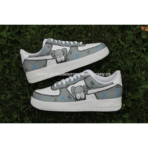 Custom Kaws Air Force 1 Designer Sesame Street Art Shoes - China ...