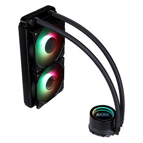 Buy Wholesale China Sama Amd Liquid Cpu Cooler Soft Tube Water Cooler ...