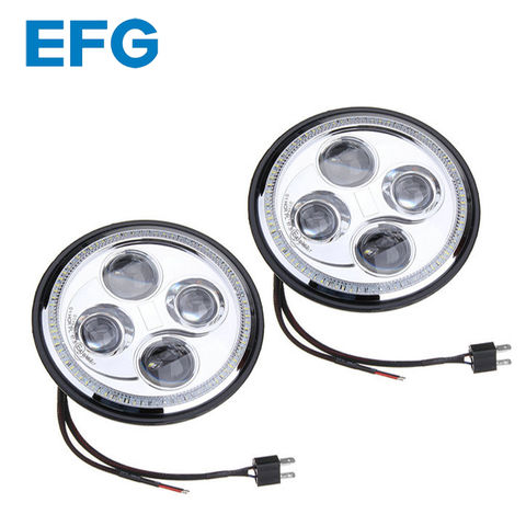 Unique Design 7 Inch Jeep Wrangler Round Car Led Headlight High With ...