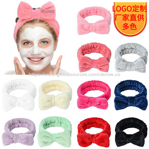 Buy Wholesale China Women Coral Fleece Make Up Makeup Hairband Face ...