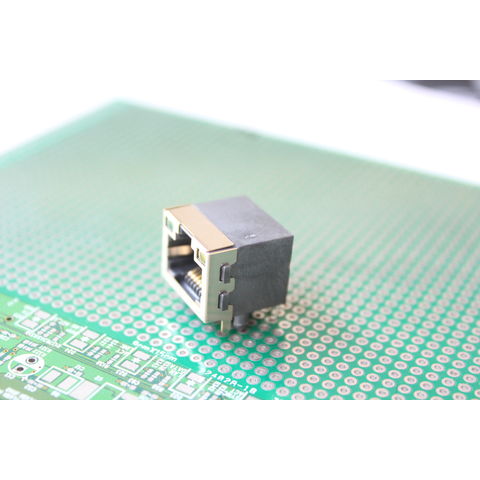 Buy Wholesale China Rj45 Jack 56l 1 Prot W/led W/shield W/led Pa66 Rohs ...