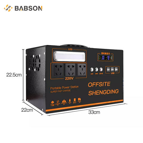 Buy Wholesale China Solar Generator 200w 300w 500w 600w 1000w 2000w Outdoor Bank Portable Solar ...
