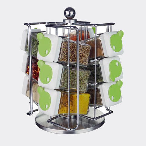 Buy Wholesale China High Quality Glass Spice Jar Rack Set 110ml ...
