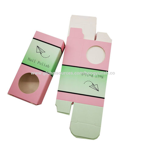 Buy Wholesale China Custom Cosmetic Sequin Nail Polish Paper Box ...