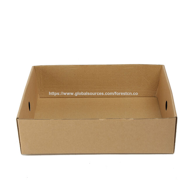 Buy Wholesale China Kraft Corrugated Paper Boxes Paper Tray Strong ...