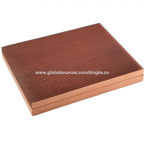 Buy Wholesale China Custom Skiving Fin With Copper Pipe Heatpipe Folded ...