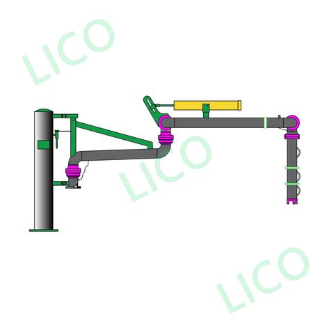 Buy Wholesale China Model Al1402 Single Pipe Top Loading Arm For Pms ...