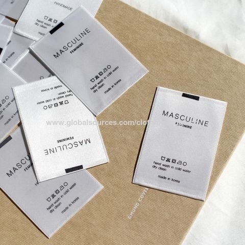 Buy Wholesale China Custom Wash Labels For Clothing With High Quality ...