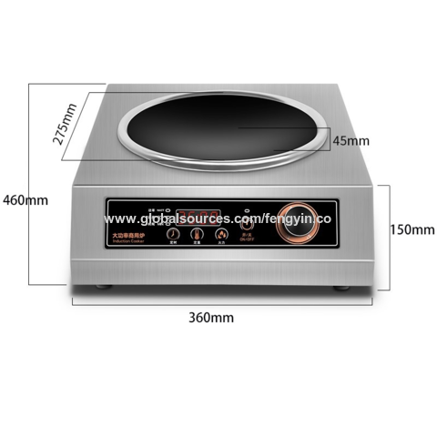 Buy Wholesale China 3500w-5000w High Quality Concave Induction Cooker ...