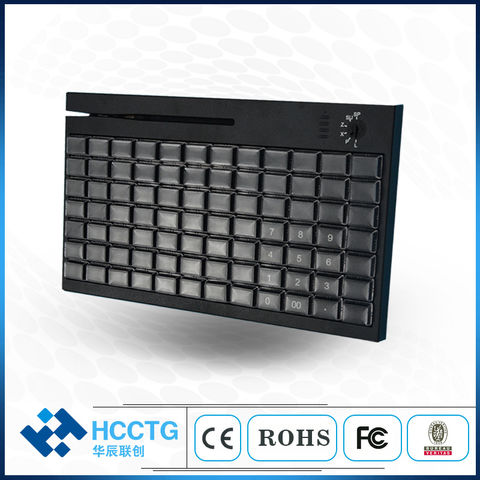 Buy Wholesale China Usb Ps/2 Pos Keyboard Magnetic Card Reader Pos ...