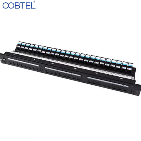 Cobtel Unshielded Network Utp Cat6a/cat6 Patch Panel - Solusi Jaringan ...