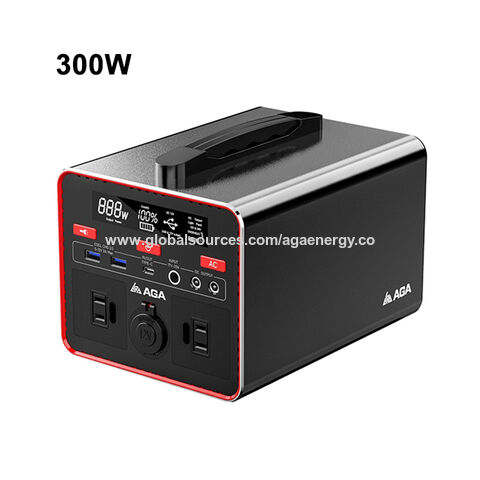Buy Wholesale China 110v 220v 300w Pure Sine Wave Ul Fcc Ce Certificate Lifepo4 Portable Power ...