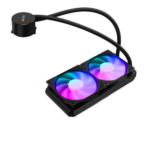 Buy Wholesale China Sama 240mm/24cm Rgb Cpu Liquid Cooler Silent Liquid ...