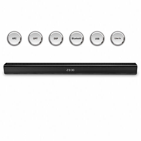 2.0ch 20w Wireless Bt Home Theater System Sound Bar Digital Amplifier ...