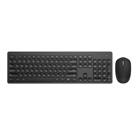 Wireless Keyboard And Mouse Combo Full-size Keyboard Silent Mouse ...