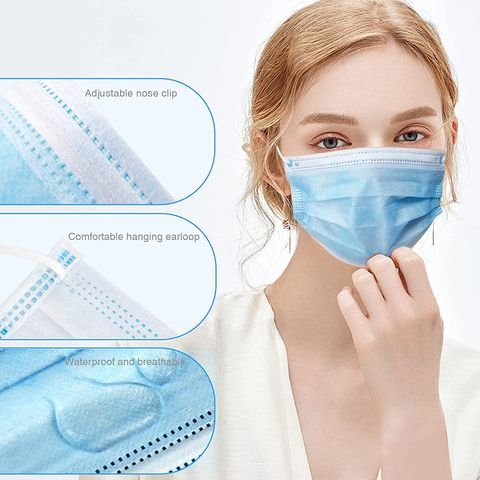 Buy Wholesale China Yesing 3-ply Disposable Medical Face Mask Civilian ...
