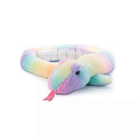 Buy Wholesale China 54 Inch Funny Rainbow Color Snake Plush Toy Stuffed ...