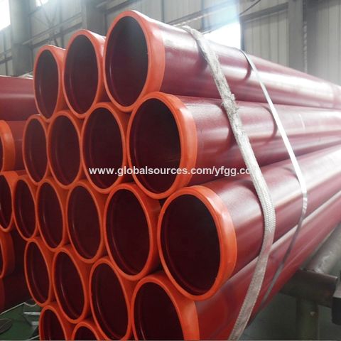 Buy Wholesale China Suppliers Astm A795 Erw Carbon Steel Red Painted ...