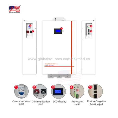 Buy Wholesale China Italy Eu Ce Solar Wall Home Lithium Lifepo4 Battery ...