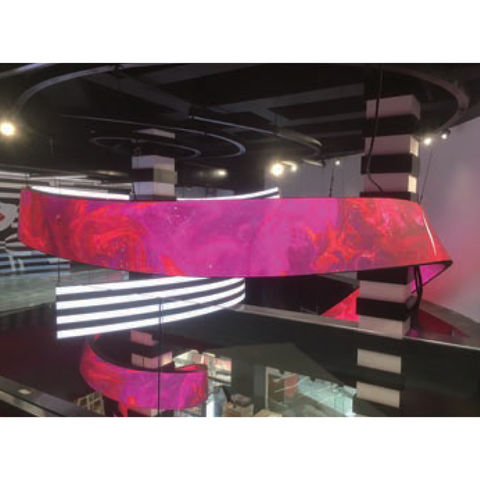 Buy Wholesale China Commercial Advertising Indoor Video Wall Curved Arc ...