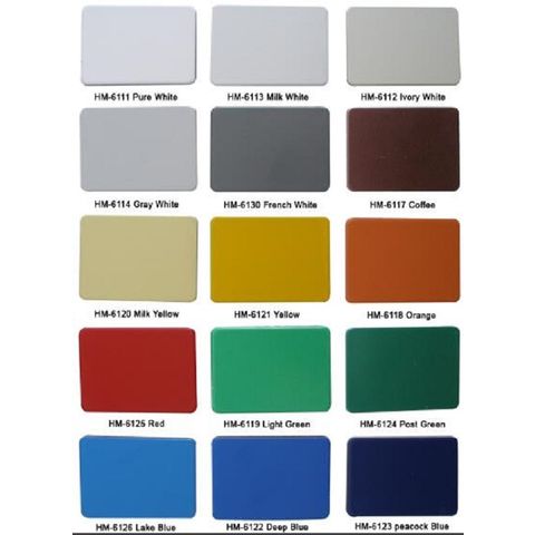 Aluminium Composite Color Chart - Buy China Wholesale Color Chart $10 ...