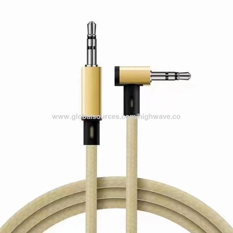 Buy Wholesale China 3.5mm Male To Male High Quality Braided Audio Wire ...