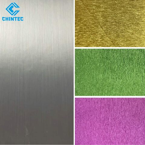 Buy Wholesale China Silver Gold Brushed Polyester Laminate Film Acrylic ...