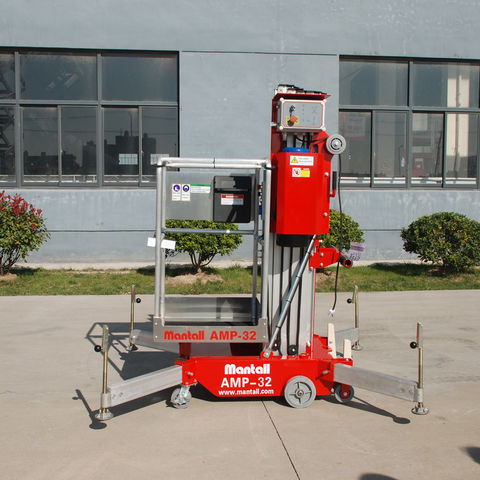 Buy Wholesale China Single Mast Aerial Work Platform Amp32 & Aerial ...