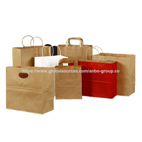 High Quality Paper Bag Tote Restaurant Fast Food Grade Biodegradable ...