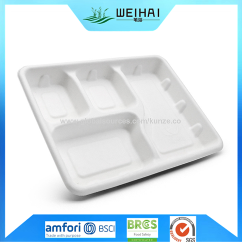 Buy Wholesale China 100% Compostable Sugarcane Multiple Compartment ...