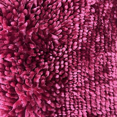 Buy Wholesale China Red 100% Polyester Microfiber Chenille Cloth ...