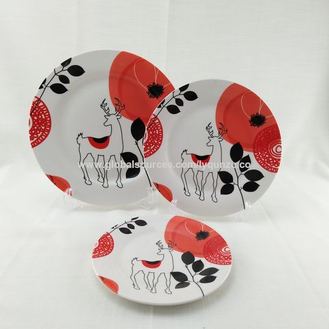 Buy Wholesale China 12pcs Ceramic Dinnerware Sets With Flower Decal ...