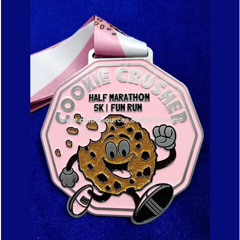 Buy Wholesale China Custom Sport Medal For Cookie Crusher Half Marathon ...