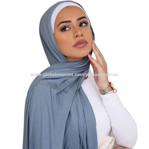 Buy Wholesale China Modal Cotton Scarf Fashion Hijab Islamic Turban ...