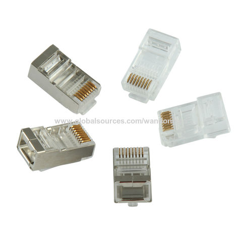 Buy Wholesale China Rj45 Cat 6 Conector Rj45 Connecter Network Gold ...