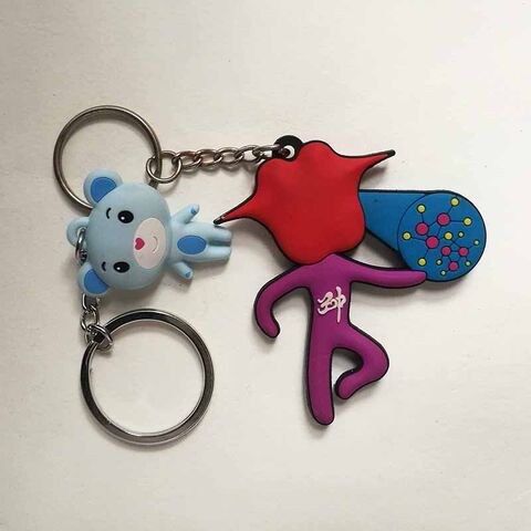 Hot Selling Custom Logo Promotional Advertising Gifts Key Chains Cute ...