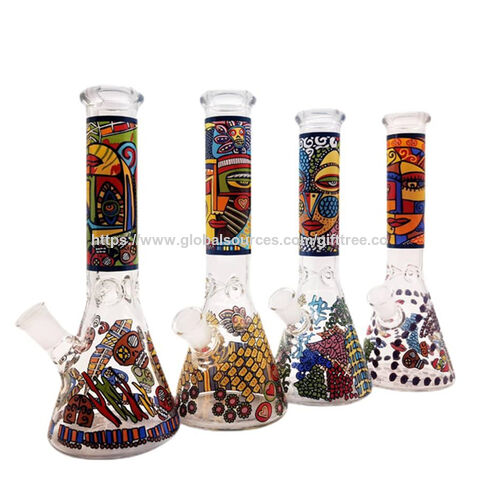 Buy Wholesale China New Pattern 10inch Glass Beaker Bong Factory ...