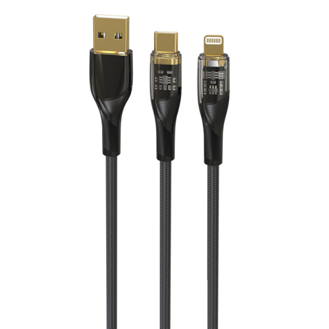 Buy Wholesale China Transparent Fishnet Wire Weave Usb Cable Charger ...