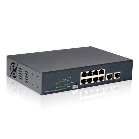 Buy Wholesale China 8-port 10/100t Poe + 2-port 10/100/1000t Gigabit ...
