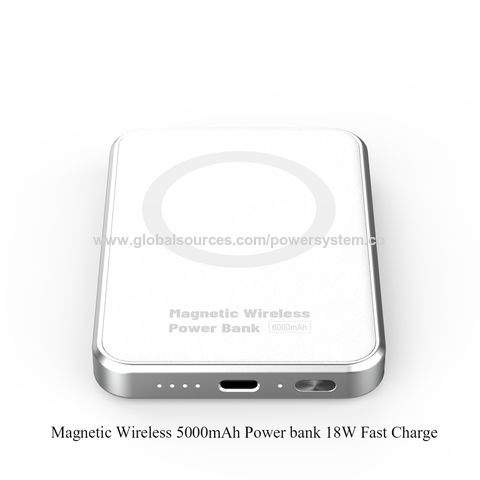 Buy Wholesale China Magnetic Wireless 5000mah Power Bank 18w Fast ...