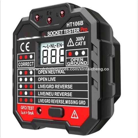 Buy Wholesale China Socket Plug Tester Outlet Tester Lcd Display ...