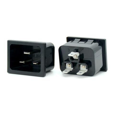 Buy Wholesale China 3pin Iec C20 16a 20a 250v Snap In Male Ac Power ...
