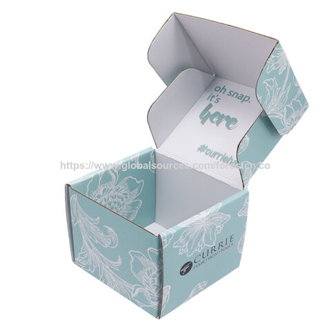 Buy Wholesale China Customized Printed Kraft Blue Box Packaging Boxes ...