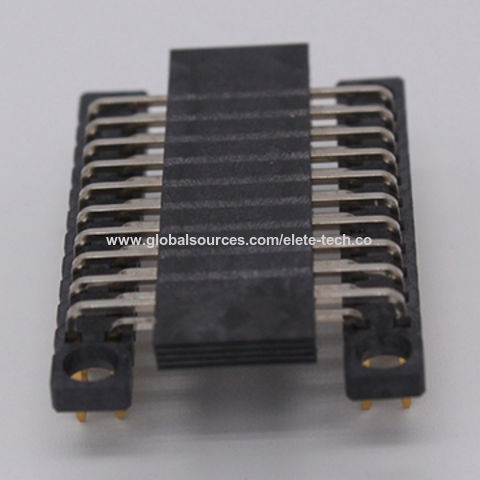 New Product 2.54mm Pitch Double Row Right Angle U Type Pin Header ...