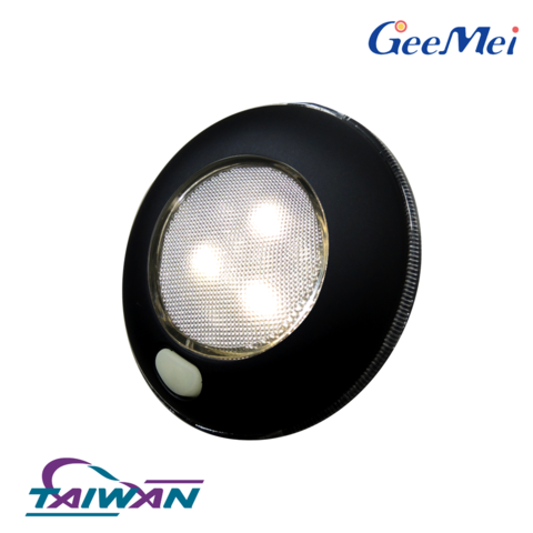 Buy Wholesale Taiwan 3" Round Led Light Dual Color Light W/ Switch Dome ...