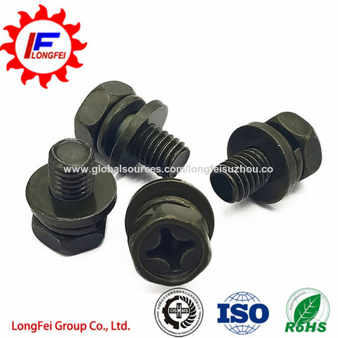 Buy Wholesale China Cross Recessed Hexagon Head Screws, Customized ...