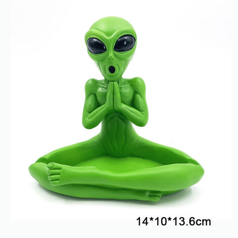Alien Resin Ashtray Smoking Accessory Alien Yoga Decor Cigar Holder Ash ...