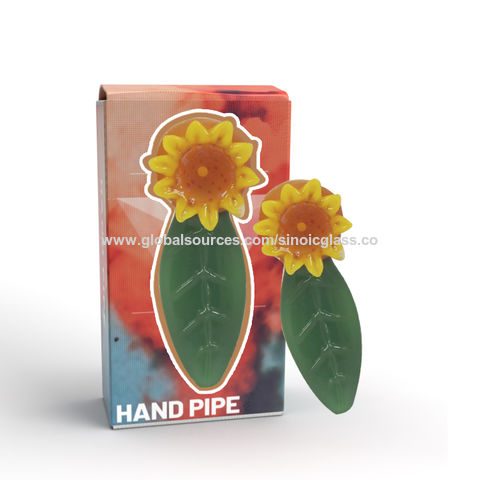 Amazon Hot Selling Fancy Glass Hand Pipe With Nice Gift Box Packaging ...